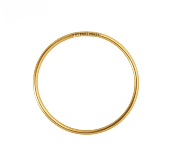 Chloe - Plain Thin Gold – Made on Earth