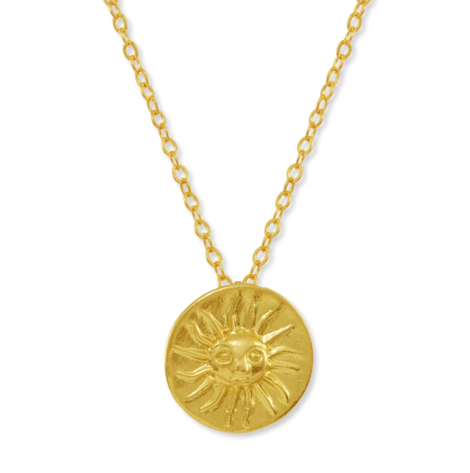 Helia Sun Pendant Necklace – Made on Earth
