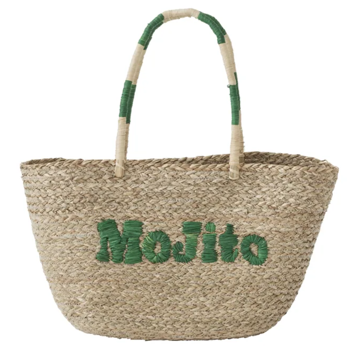Mojito Seagrass Tote Bag 43x15x55cm – Made on Earth