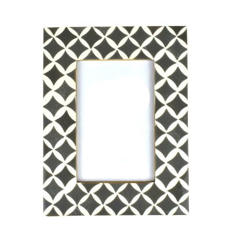 Asha 4x6" Photo Frame 16.5x21.5cm Grey – Made on Earth