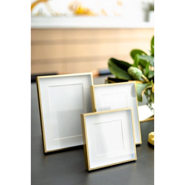 Matt Gold Insert Frame 4x4 – Made on Earth