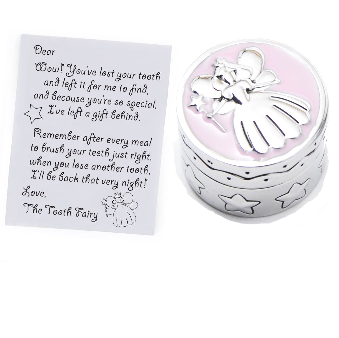 Tooth Fairy Box - Pink – Made on Earth