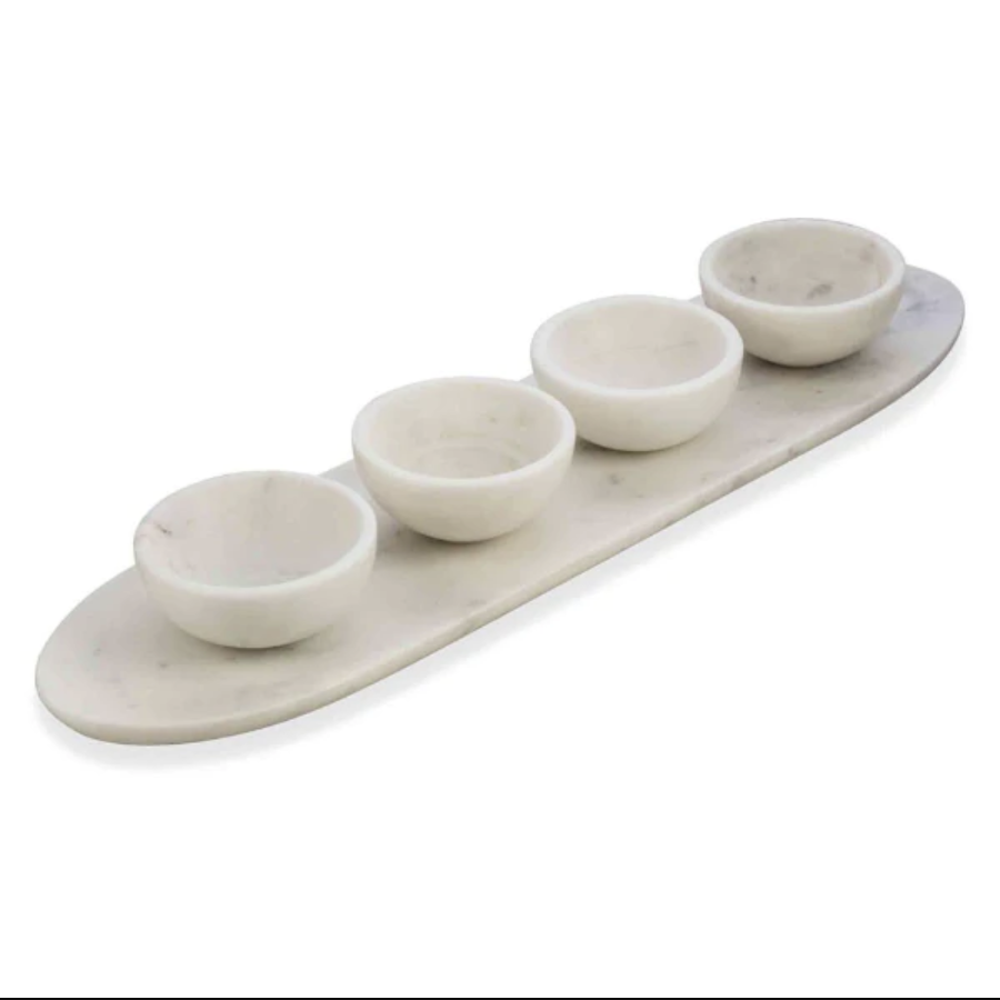 Marble Condiment 5 Piece Set – Made on Earth
