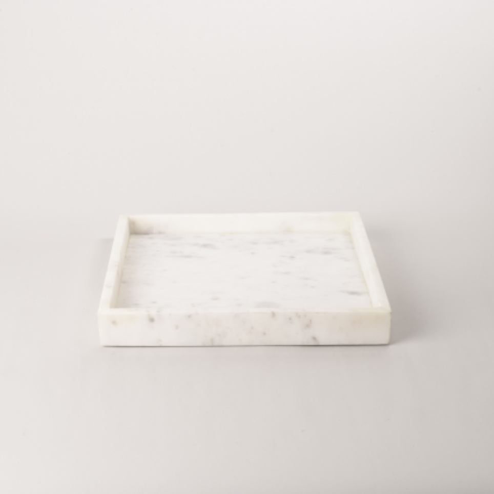 Square Marble Tray 20x20 – Made on Earth