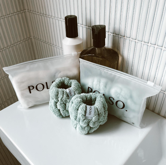 Polso Wrist Bands (Pair) - Sage Green – Made on Earth