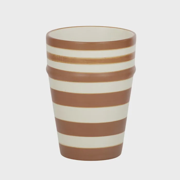 Calypso Ceramic Latte Cup 8x8x11cm Terra – Made on Earth