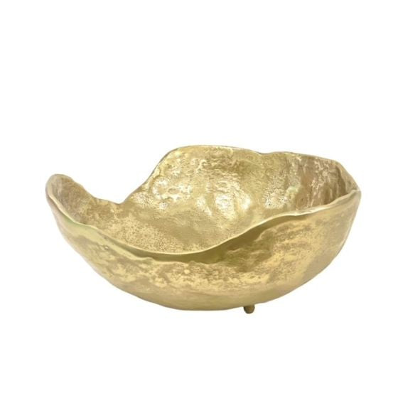 Organic Gold Counter Bowl Large 38cm – Made on Earth